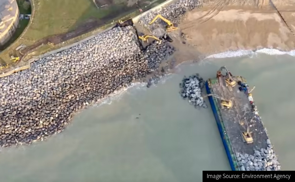 £5.2 billion programme of flood defence construction schemes underway.